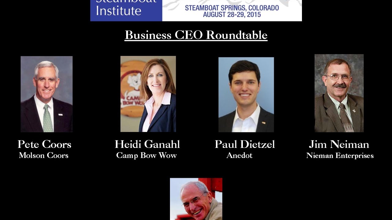 CEO Panel Intro Video from the 2015 Steamboat Institute Freedom ...